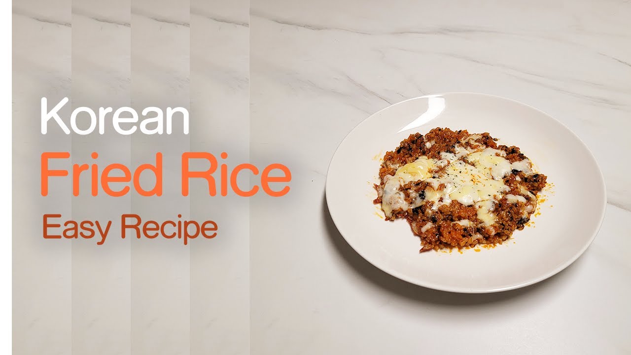 Easy Korean Fried Rice Recipe - YouTube