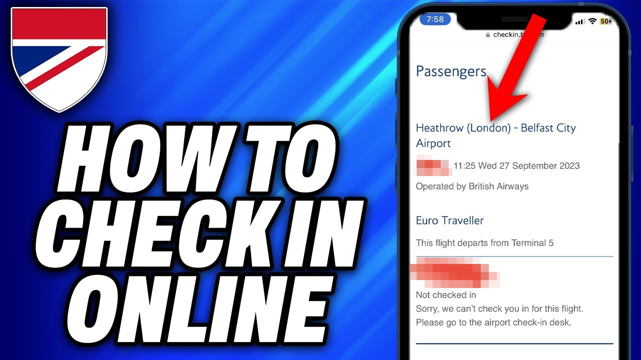 How To Check In British Airways Online (2025) - Easy Fix - YouTube