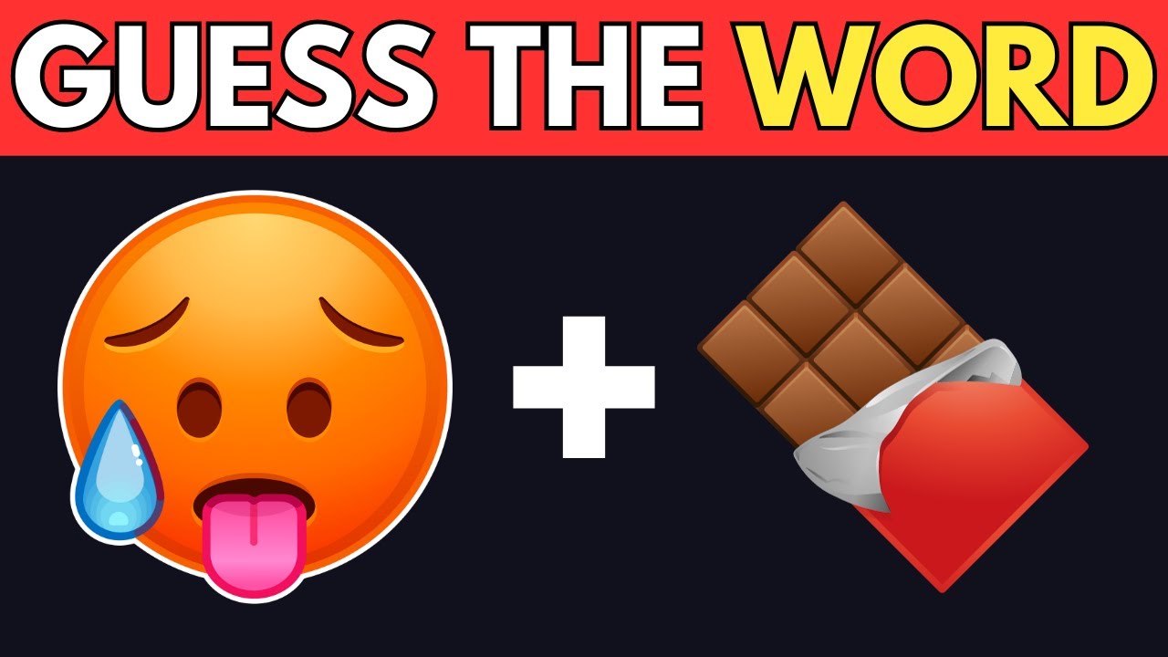 Can You Guess The WORD By Emojis? | Guess The Emoji - YouTube