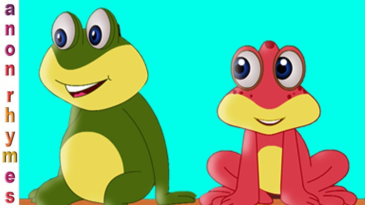 Five Little Froggies | Nursery Rhymes & Kids Songs | Animated Cartoon ...