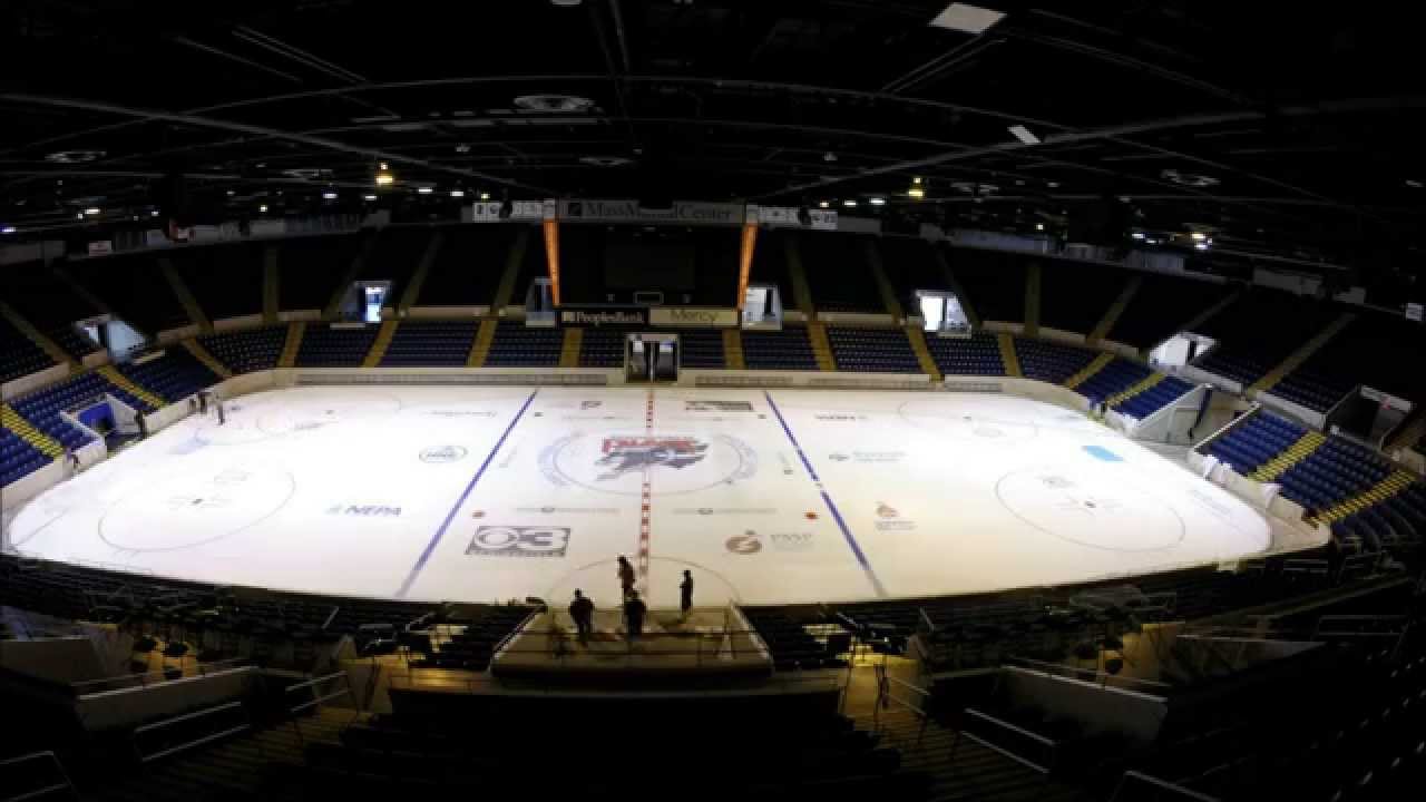 MassMutual Center Ice Melt Timelapse - YouTube
