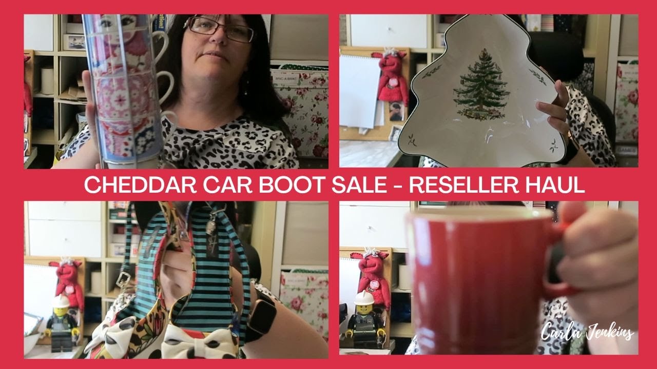EBAY RESELLER HAUL FROM THE CHEDDAR CAR BOOT SALE | CARLA JENKINS - YouTube