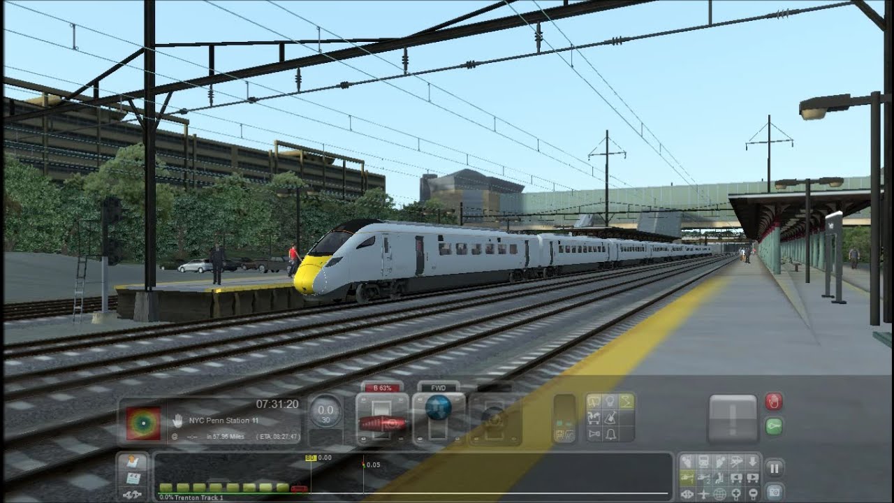 Train Simulator 2015 HD EXCLUSIVE: Hitachi Class 801 Departs Trenton ...