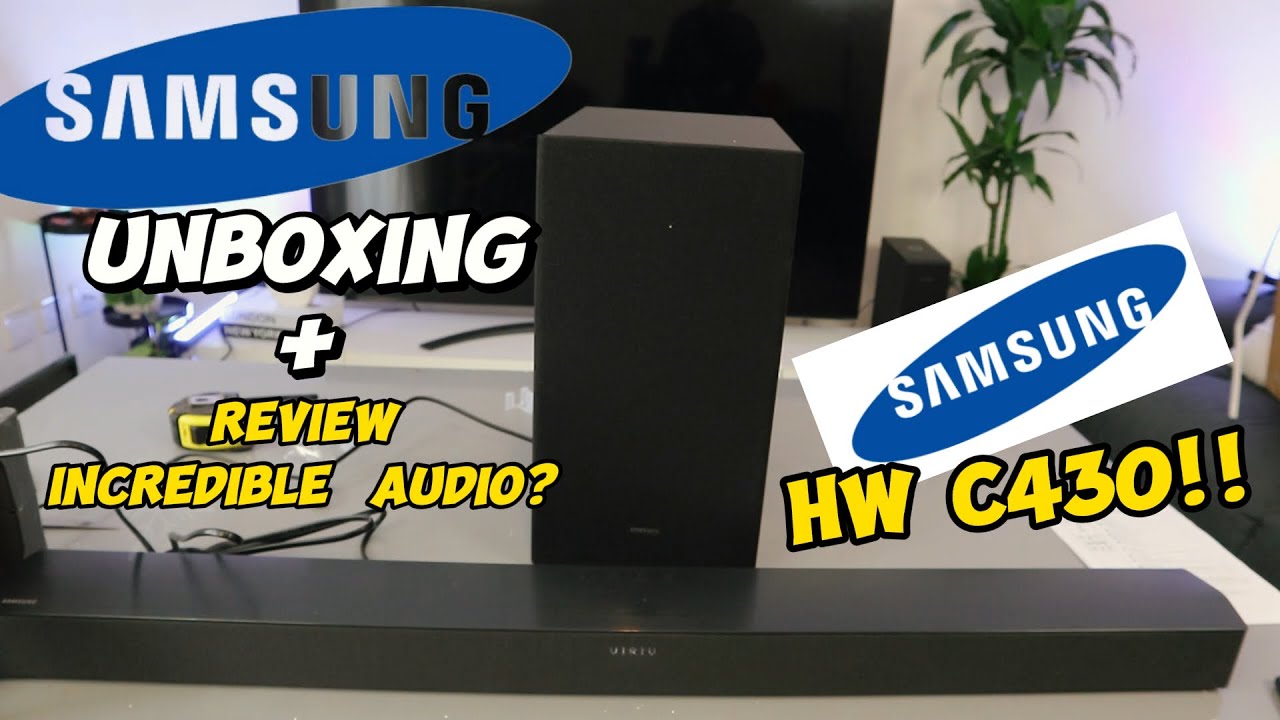 Samsung HW C430 2.1 Wireless Compact Soundbar Review| SAMSUNG C430 ...