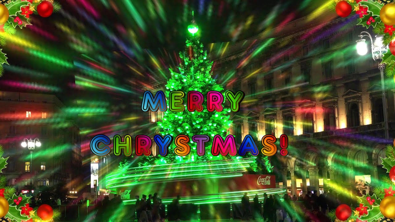 Merry Christmas from the Center of Milan - YouTube