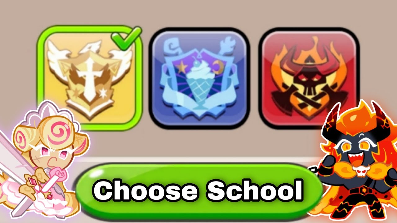 SECRET SCHOOL SELECT? Choose Your School and Get REWARDS in Cookie Run Kingdom! - YouTube
