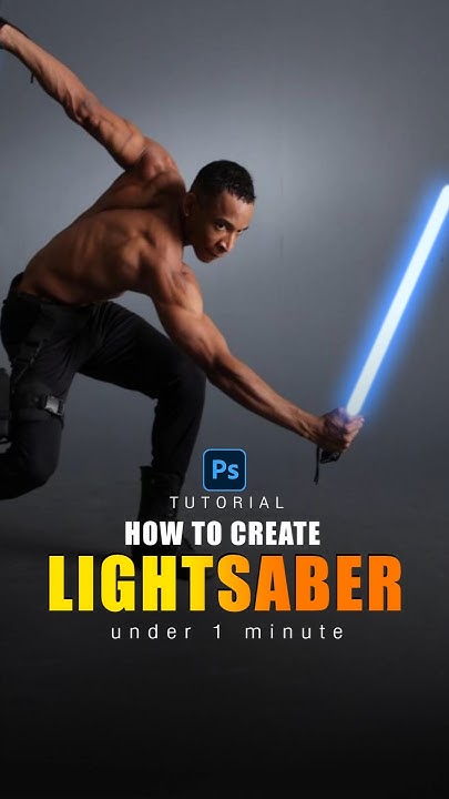 How to create light saber or neon effect in photoshop #photoshop # ...