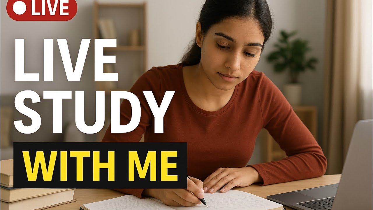 Live Study With Me 📚 | Silent Study | Focus Study | Competitive Exam ...