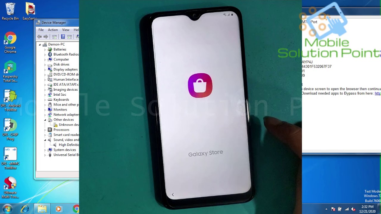 Samsung M01S (SM-M017F) FRP (Google Account) Lock Remove Done Android ...