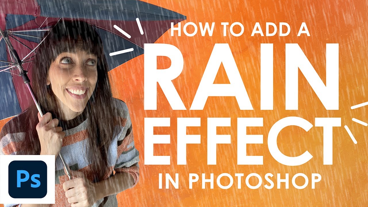 How to Make a Raining Effect in Adobe Photoshop - YouTube