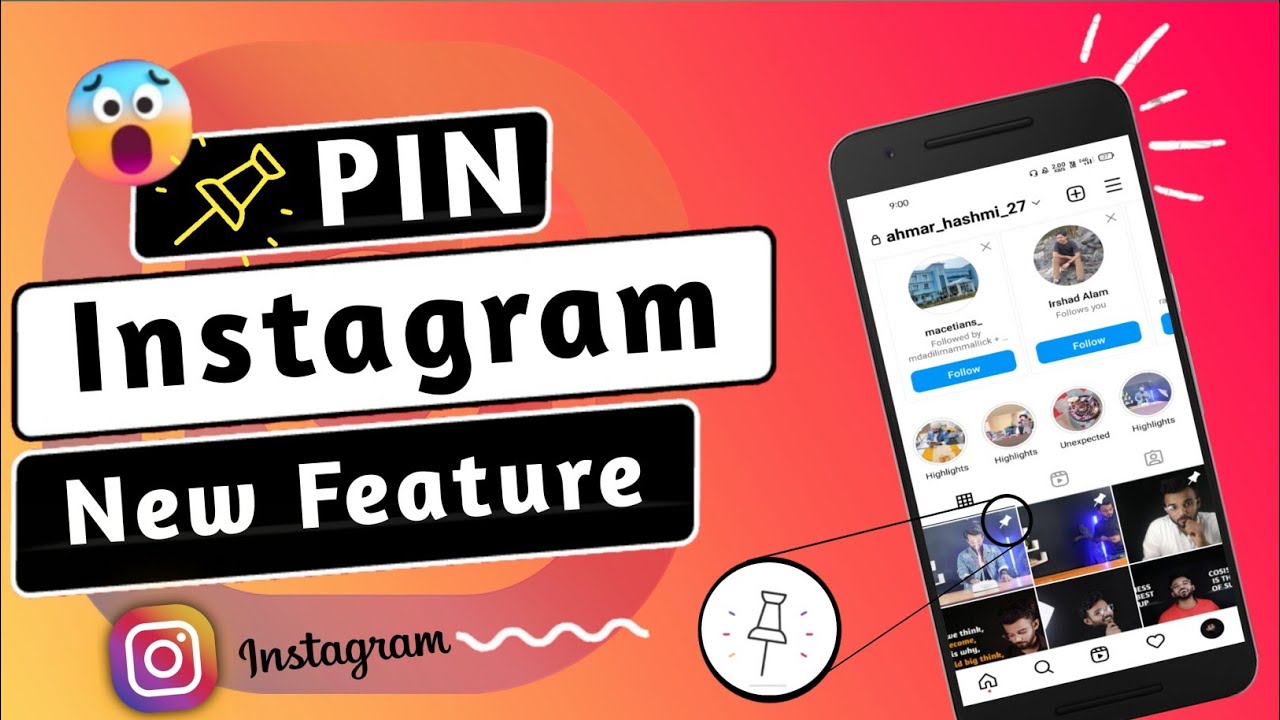 |Instagram Pin Post New Feature| How To Pin Instagram Posts On Profile ...
