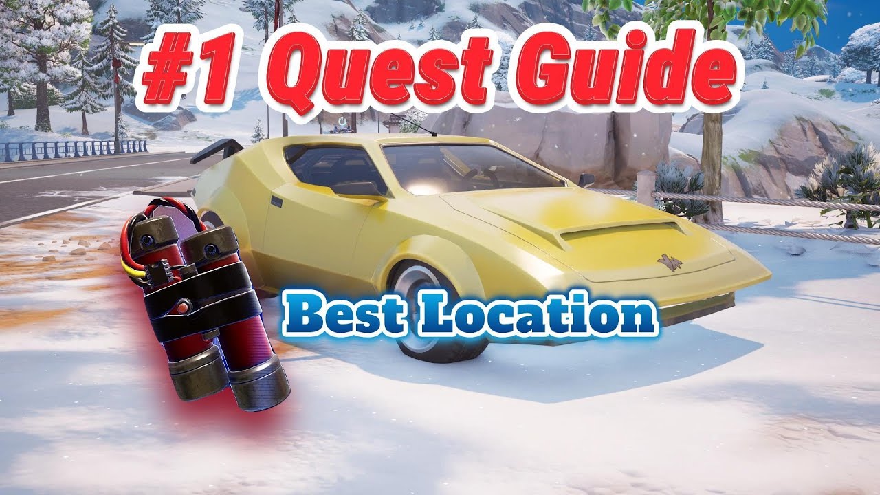 Damage vehicles with Thermite - Fortnite Week 1 Weekly Quest - YouTube