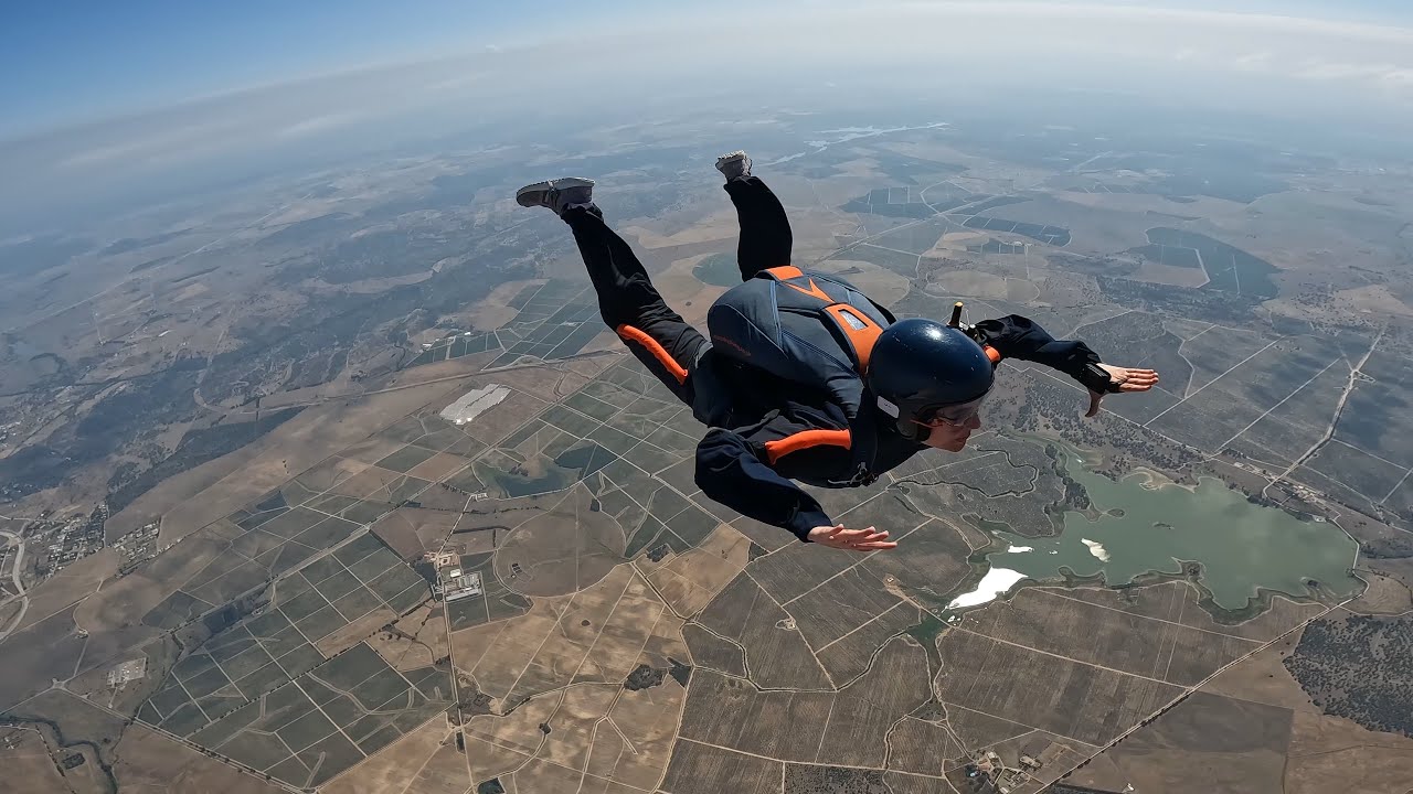 Bernedetta #parachuting on her #aff level 3 #parachute jump with www ...