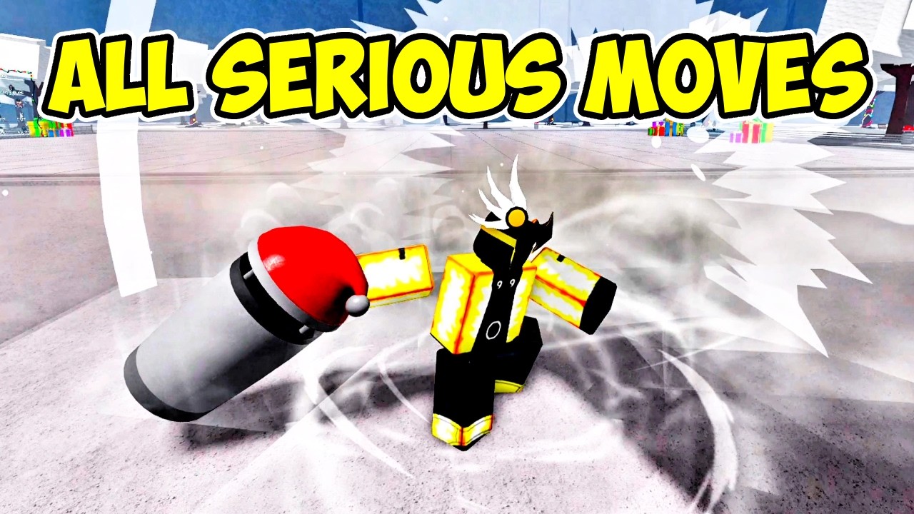 How to USE Serious TRASHCAN + Serious SNEEZE + Serious SLAP in The ...
