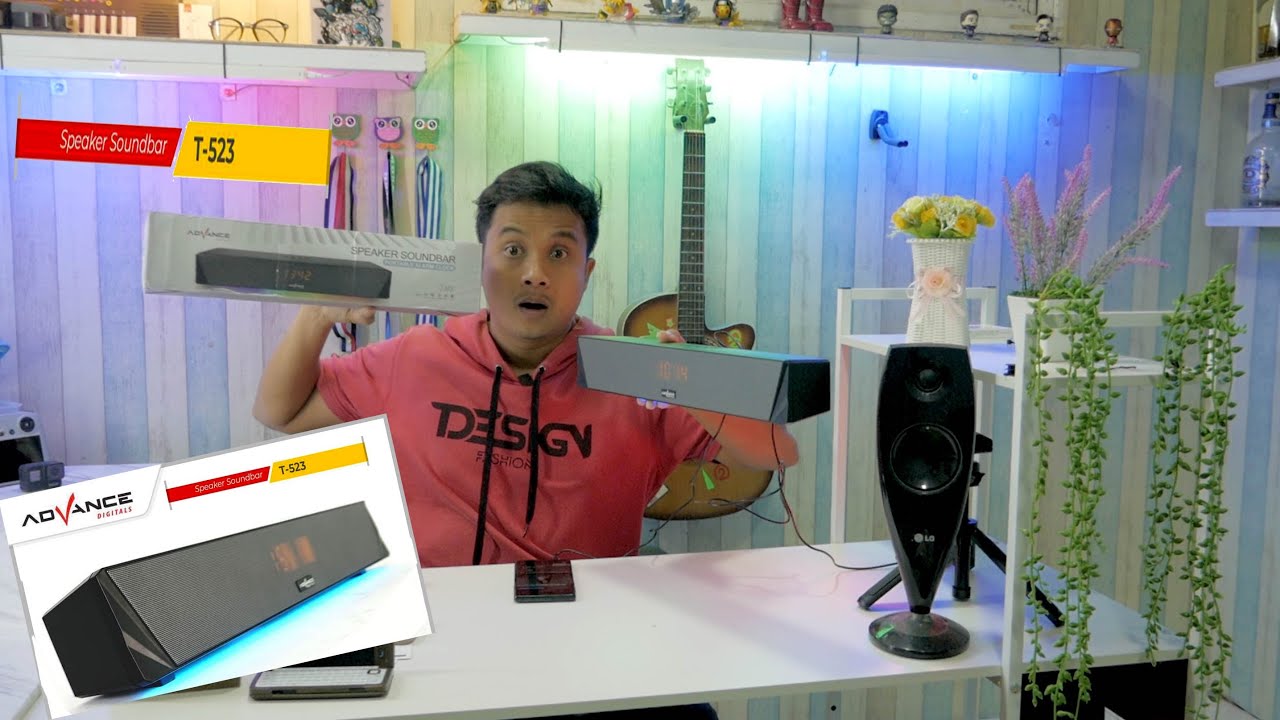 UNBOXING SPEAKER SOUNDBAR ADVANCE T523 - axceliano - YouTube