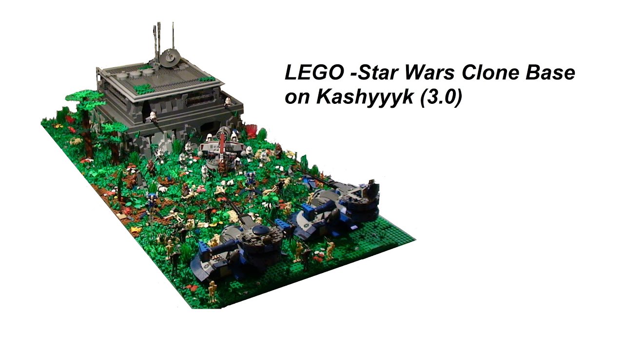 LEGO -Star Wars Clone Base on Kashyyyk (3.0) - YouTube