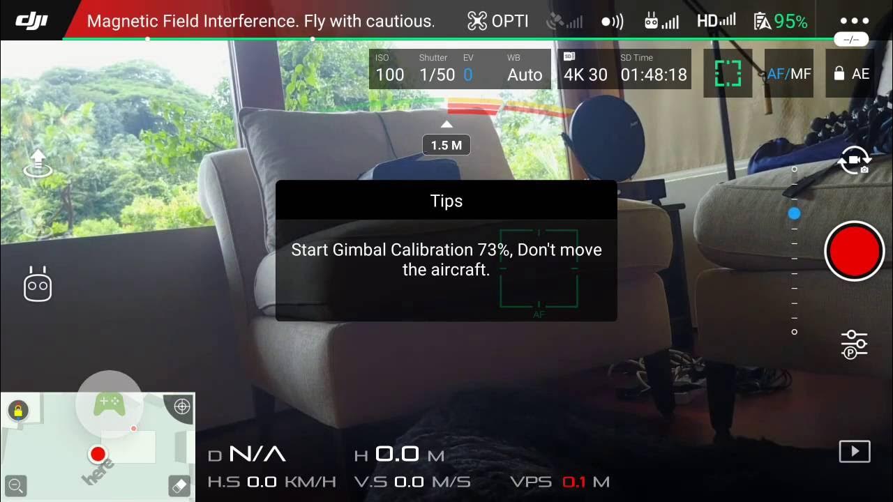 Auto calibrate gimbal fail. Dji mavic - YouTube