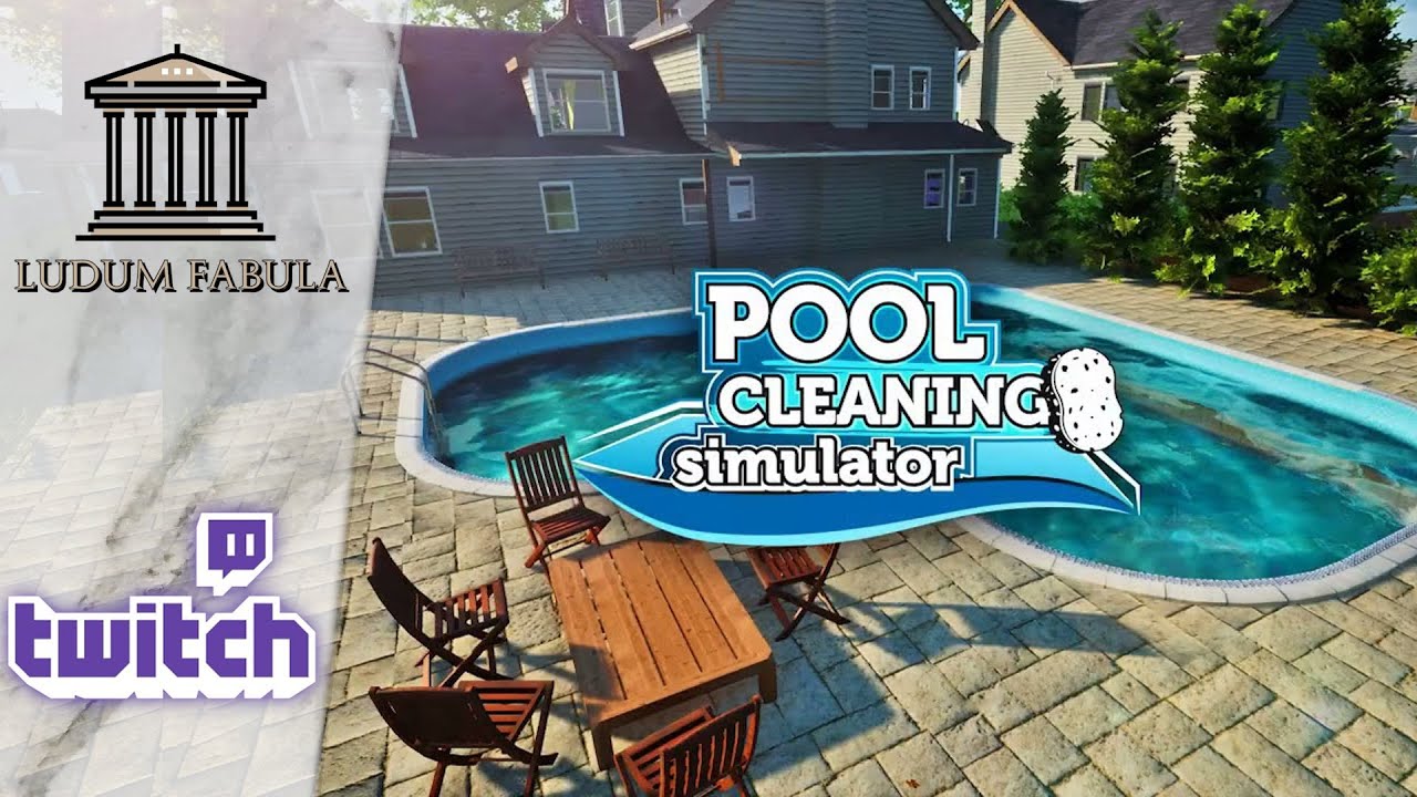 POOL CLEANING SIMULATOR | VOD TWITCH DÉCOUVERTE - YouTube
