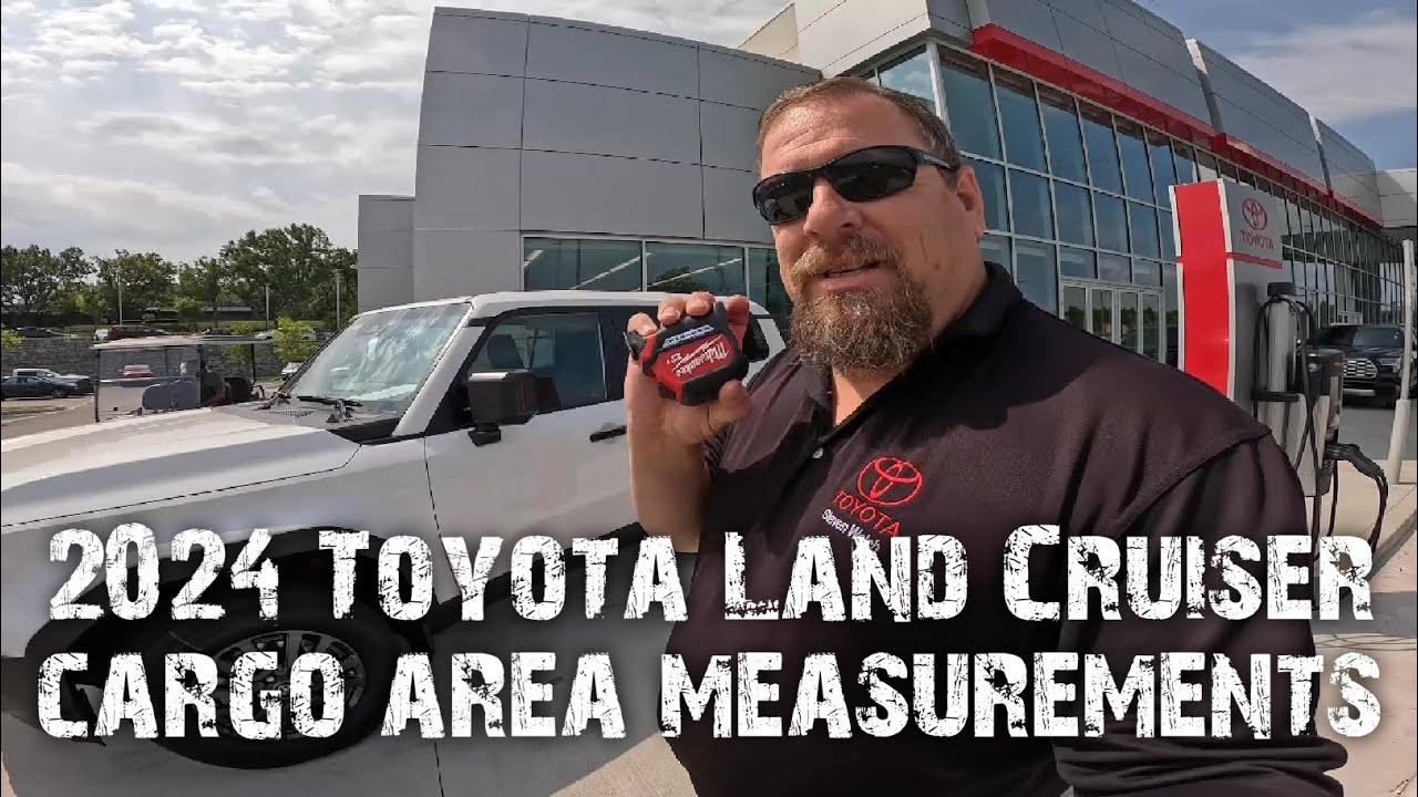 2024 Toyota Land Cruiser cargo area dimensions - YouTube