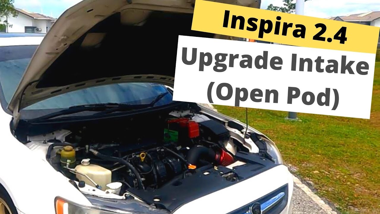 Inspira 2.4: Upgrade Intake Open Pod Aerospeed & Throttle Body 4G69 ...