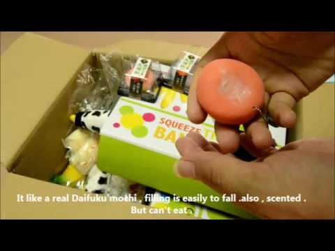 New Scented Daifuku Mochi Squeeze Key Chains - YouTube