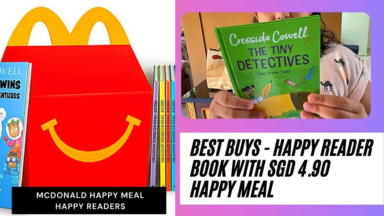 Unboxing Happy Reader Book with McDonald Happy Meal Breakfast - YouTube