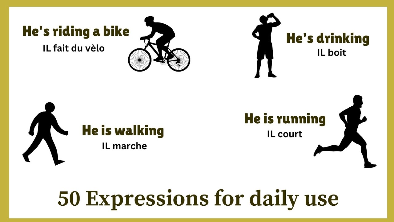 Learn daily expressions in french. ~☆ 50 expressions in English and in ...