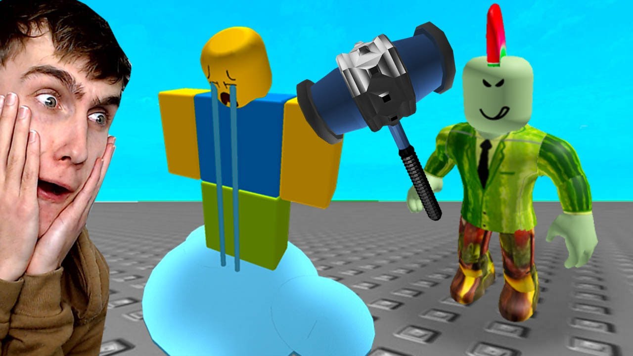 WE BANNEN HEM IN ROBLOX! - YouTube