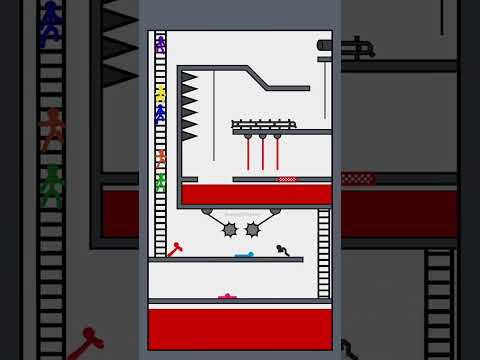 STICKMAN RACE 4 #animation #stickrace #racinggames #stickmangame