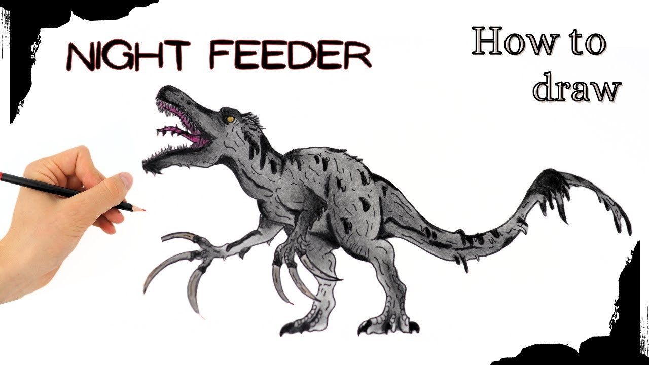 How to draw the Night Feeder from Genndy Tartakovsky's Primal series ...