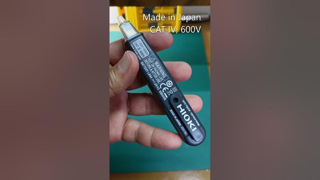 Hioki 3481-20 Non Contact Voltage (NCV) Detector - YouTube