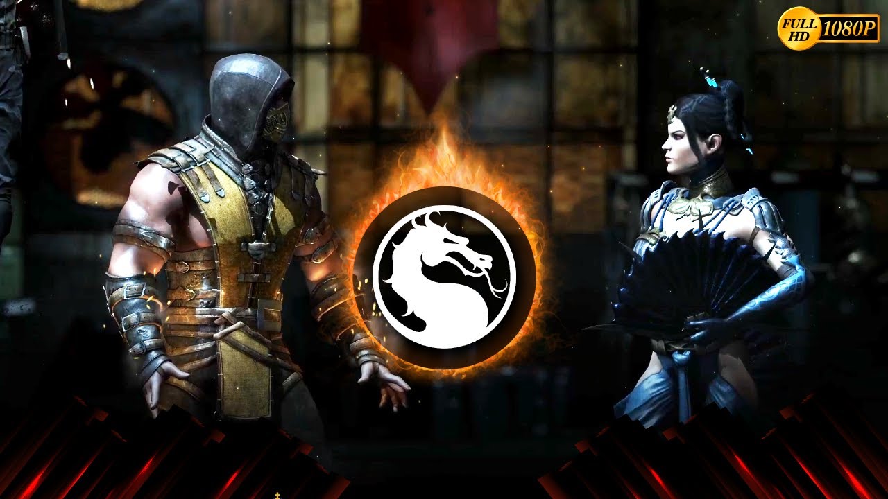 Mortal Kombat X | Scorpion vs Kitana | Gameplay | 1080p HD - YouTube