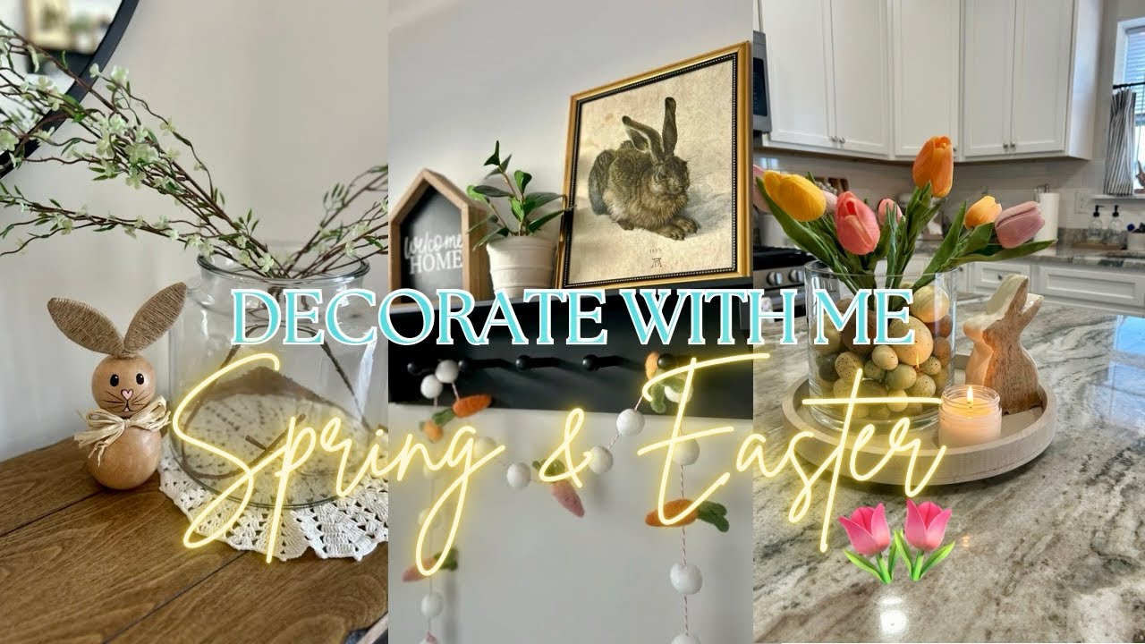 DECORATE WITH ME 🌷🐇 SPRING & EASTER | ADRI’S HOME AND MORE - YouTube