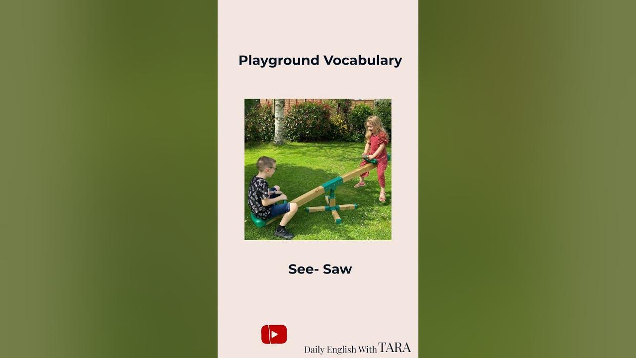 Essential Playground Words in English | Easy Vocabulary Guide - YouTube