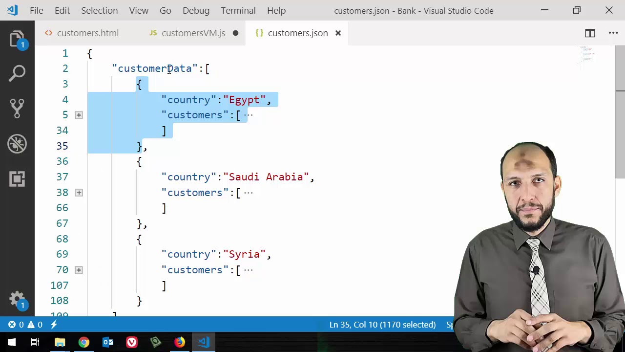 7 Nodejs Mvc Knockout Project2 Model Jquery Ajax Call To Get Json Model File Youtube 4620