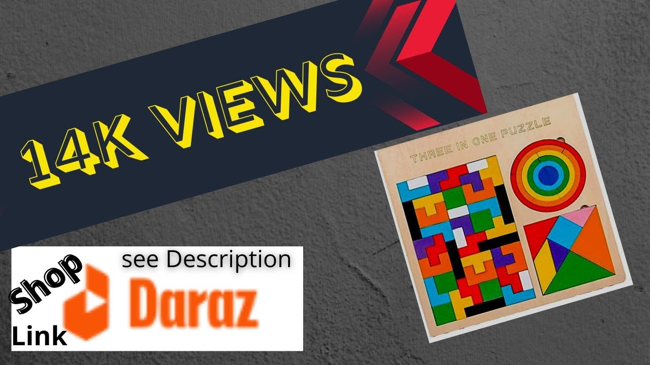 3 in 1 Wood Intelligence Puzzle: How to solve the Russian Puzzle, Tetris, Tangram - YouTube