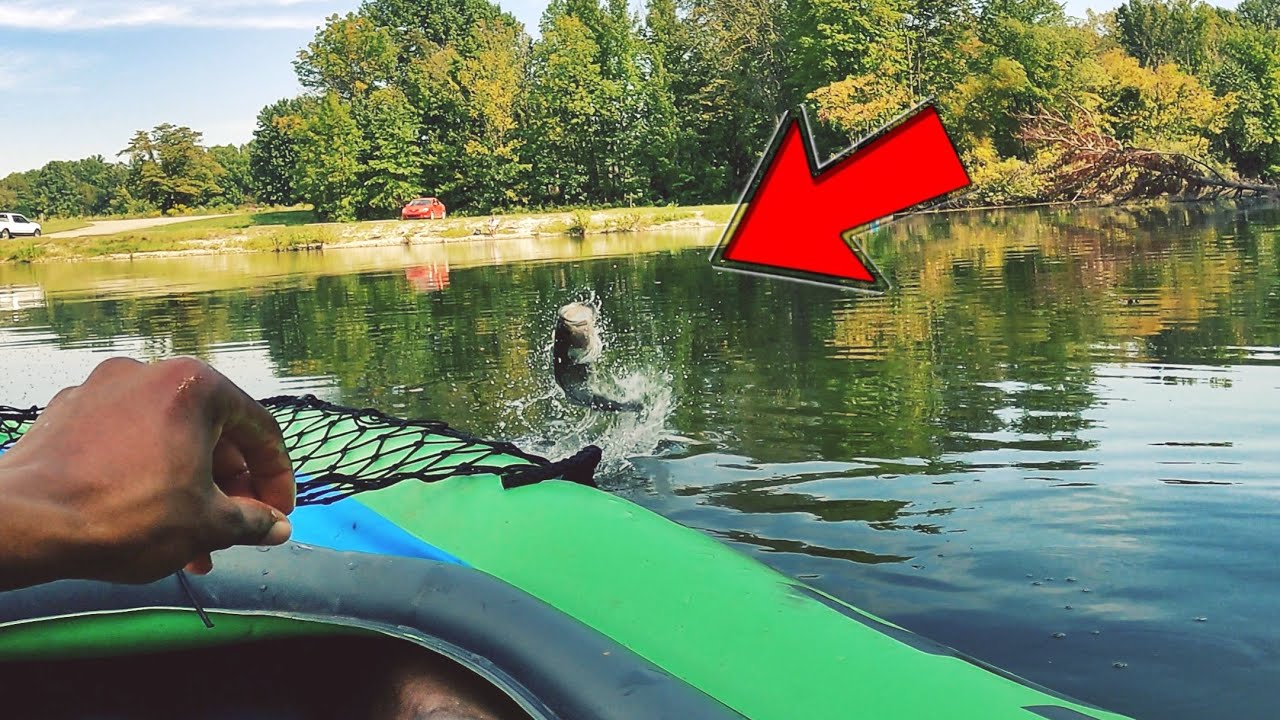 Bass Fishing In The Wild (SURPRISE CATCH!!! ) - YouTube