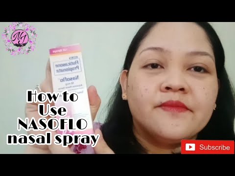 How to Use nasoflo nasal spray | The proper way to use the Nasal Spray ...