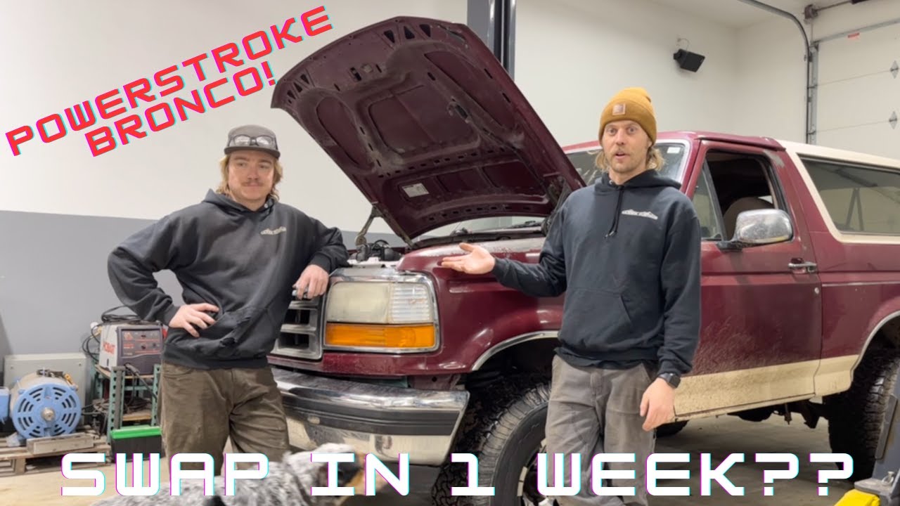 Powerstroke Bronco Swap In A Week?? - YouTube