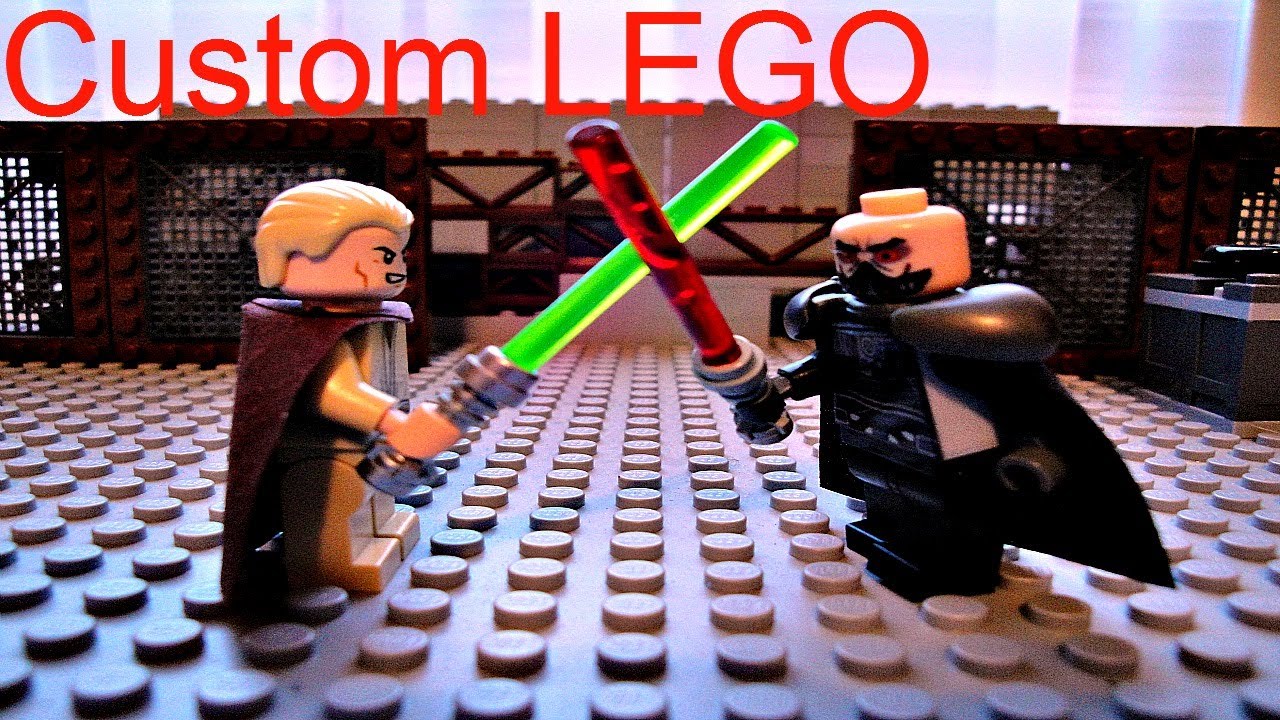 LEGO SWTOR Custom Darth Malgus and Ven Zallow - YouTube