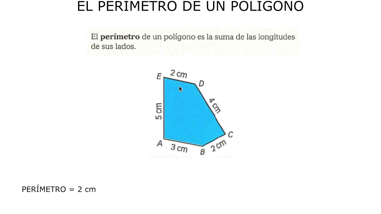PERÍMETRO DE UN POLÍGONO - YouTube
