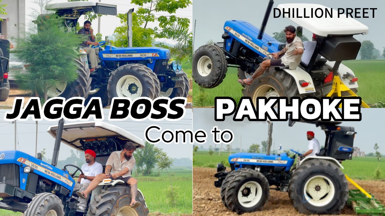 DHIILON veer de tractor kite check |4x4 vs 4x2| full enjoyment | JAGGA ...
