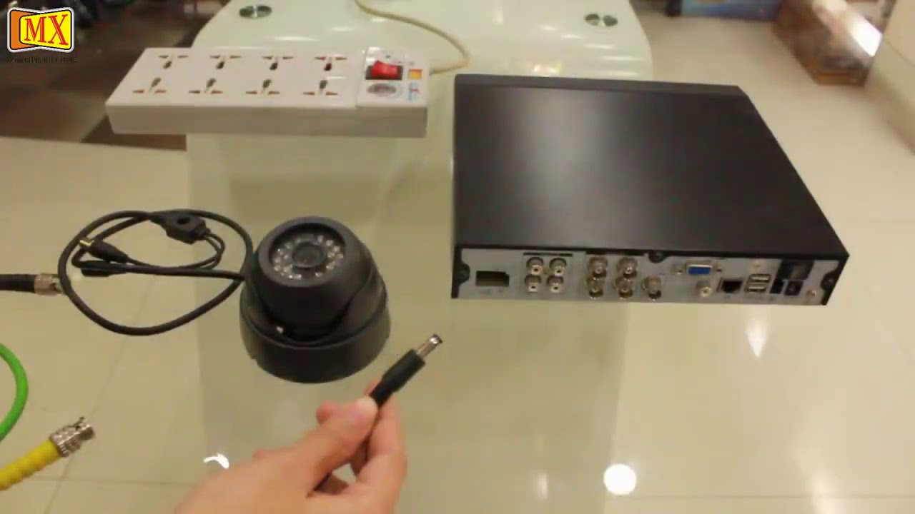 How to connect CCTV Camera and how to connect audio - YouTube