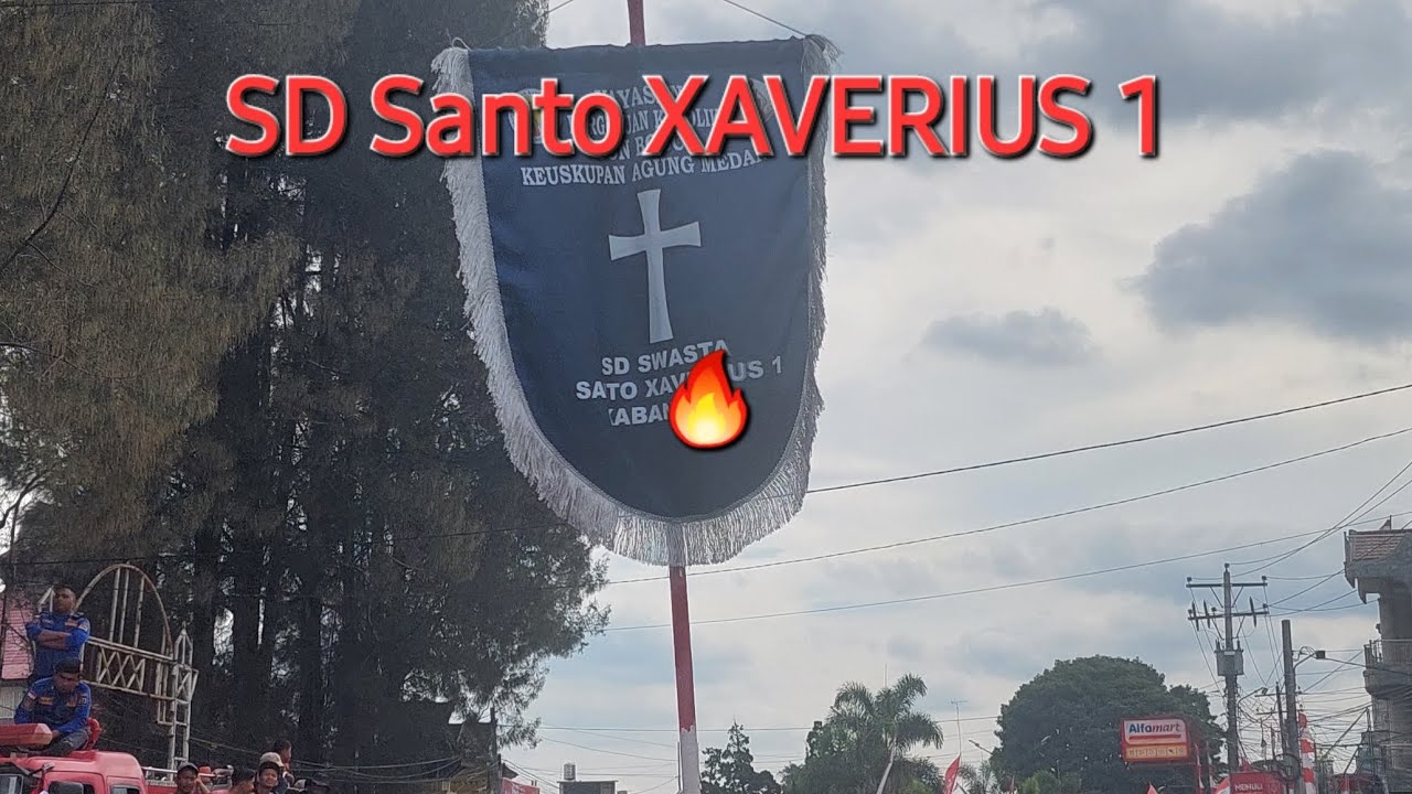 Aesthetic 🔥 SD Santo XAVERIUS 1 👋 Menyalaa 😎 14-08-2025🇮🇩 #kabanjahe ...