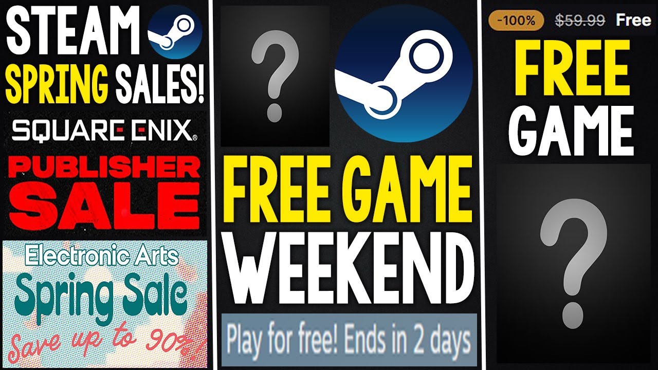 AWESOME New Steam PC Game DEALS, FREE Steam Game Weekend and Get a FREE ...