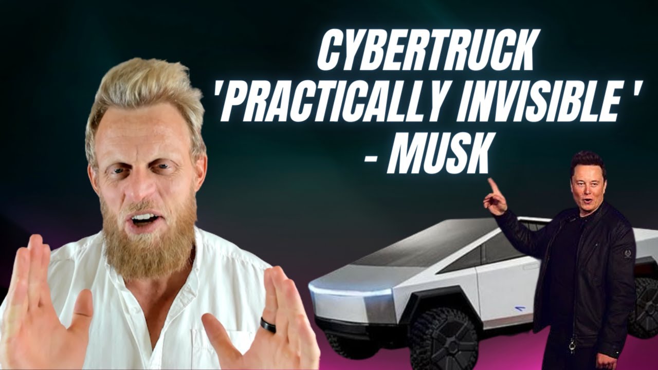 Elon Musk says production Cybertruck in camo is 'practically invisible ...