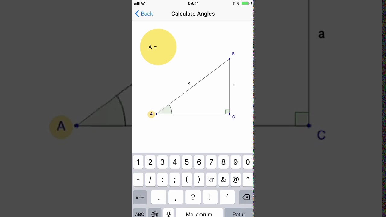 Trigonometry Calculations in an iOS app - YouTube