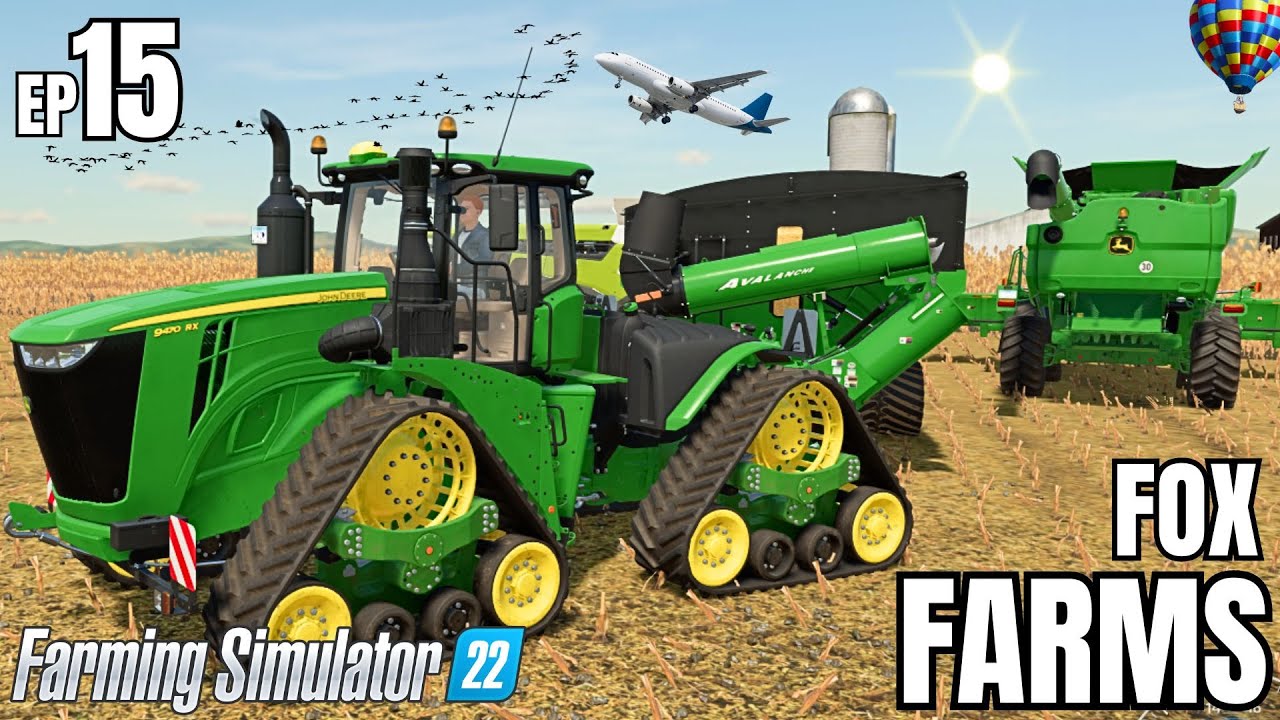 Farming Simulator 22 | FS 22 | Fox Farms Ep15 Timelapse | Harvest - YouTube