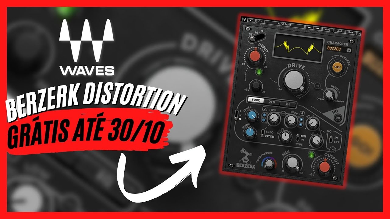 Waves Berzerk Distortion GRÁTIS POR TEMPO LIMITADO - YouTube