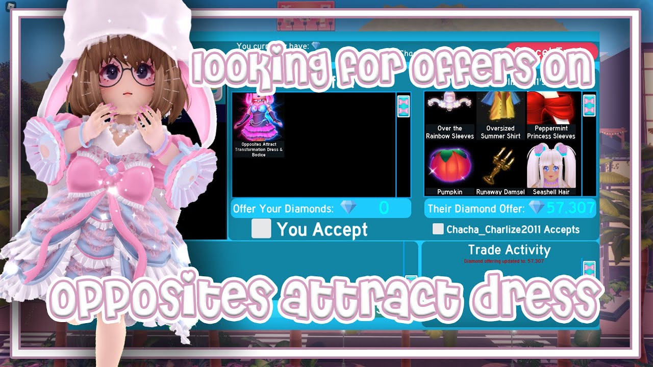 LOOKING FOR OFFERS ON OPPOSITES ATTRACT DRESS 💗 | Royale High - YouTube